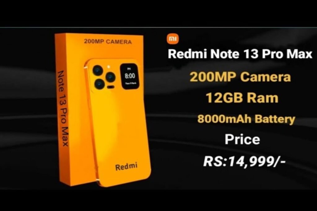 Redmi Note 13 Pro Max 5G Mobile - 8000mAh Battery, 200MP Camera, 16GB ...